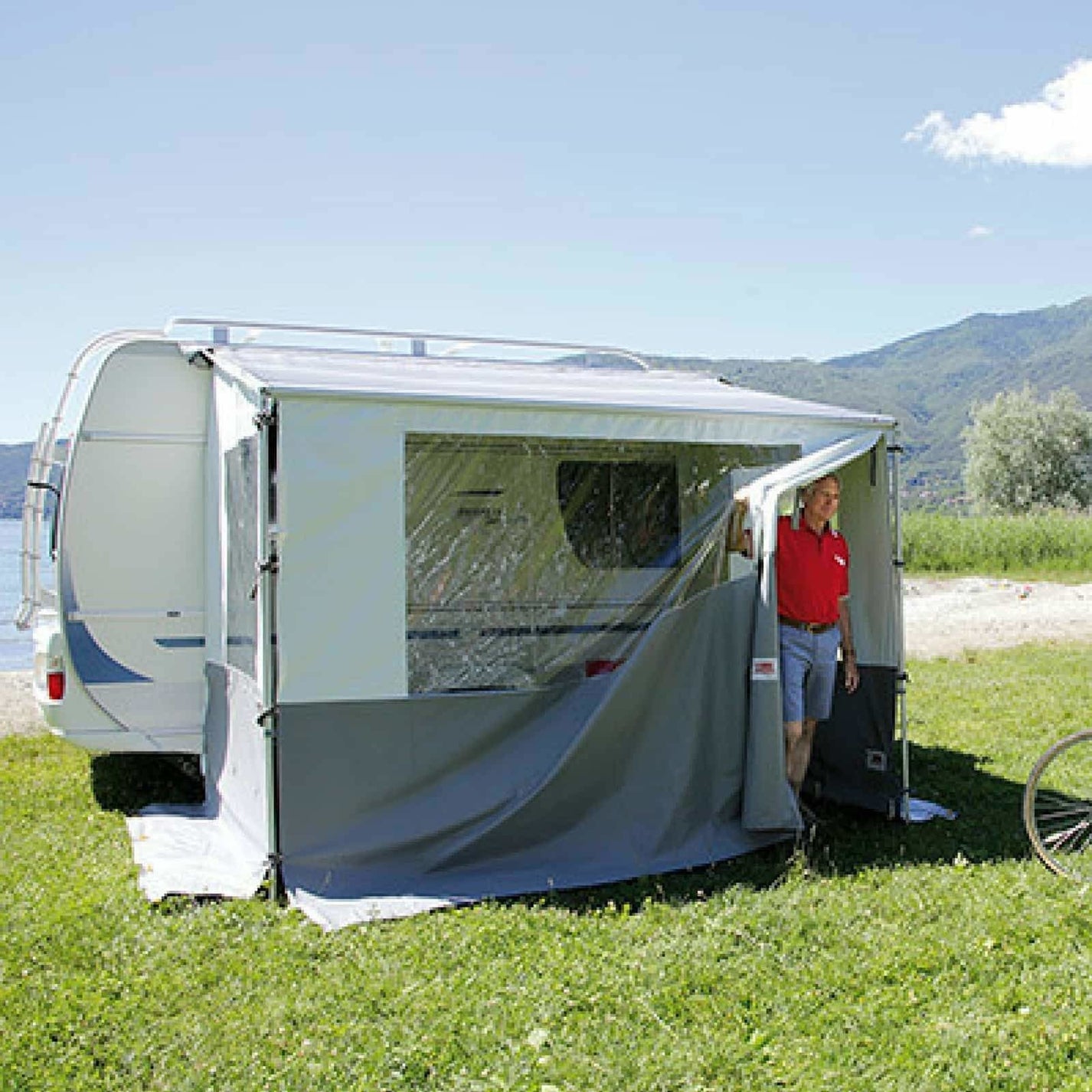 Fiamma F35 Pro Deep Black Caravan Awning | Quality Caravan Awnings